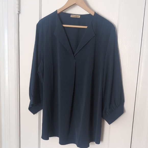 uniseque | Tops | Teal Womens Blouse | Poshmark